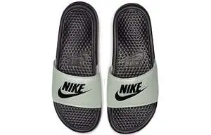 Nike Benassi Jdi 'spruce Aura' Slides - Spruce Aura/black