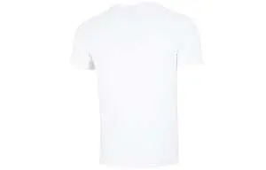 Nike Just Do It Logo Alphabet Printing Round Neck Short Sleeve White T-shirt - Default Color
