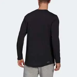 Adidas Solid Color Logo Long Sleeve T-shirt