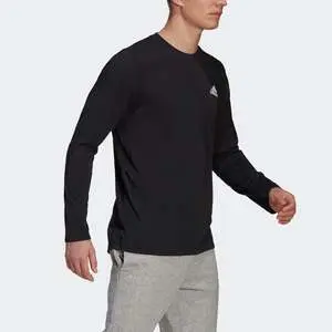 Adidas Solid Color Logo Long Sleeve T-shirt