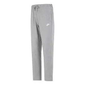 Nike Club Fleece Knit Long Pants Dark Grey - Gray