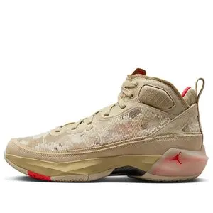 JORDAN Air Xxxvii Prm Pf "wheat" Sneakers - Brown/red
