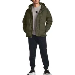 Under Armour Coldgear Infrared Fleece Down Jacket - Olive Green