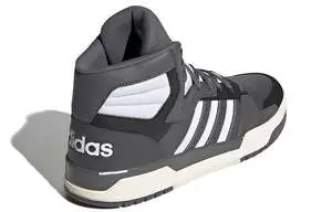 Adidas Entrap Mid High Top Sneakers - White/grey