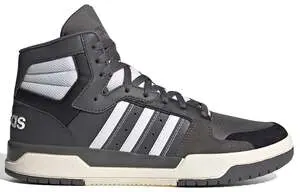 Adidas Entrap Mid High Top Sneakers - White/grey