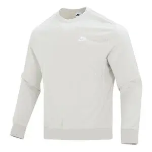 Nike Club French Terry Crew - White