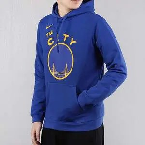 Nike Golden State Warriors Fleece Hoodie - Blue