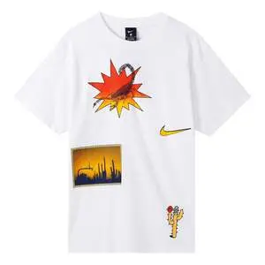 Nike Exploration Sports Printed Tee - White