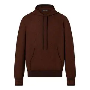 LOUIS VUITTON Drawstring Hooded Pullover - Brown