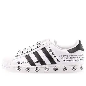Adidas Superstar 'sharpie Pack Graffiti White Black' Sneakers - Cloud White/core Black