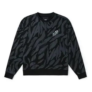 VANS Pullover With Tiger Stripe Print - White