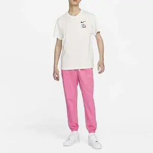 Nike Dri-fit Standard Issue Logo Pants - Pink