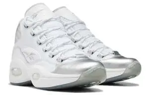 REEBOK Question Mid "25th Anniversary" Sneakers - White/silver