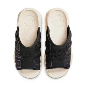 Nike More Uptempo Slide - Black/sanddrift