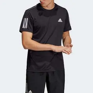 Adidas Club 3-stripes Tennis Short Sleeve T-shirt - Black