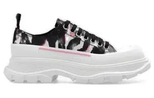 Alexander McQueen Tread Slick Sneakers - White/black/pink