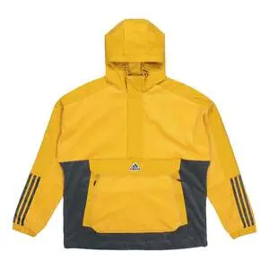 Adidas Colorblock Corduroy Hooded Anorak Jacket - Default Color