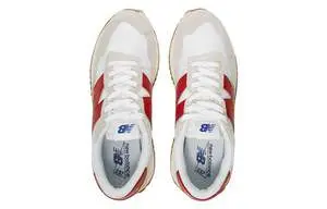 NEW BALANCE 237 Low Top Sneakers - White/red