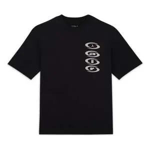 JORDAN X Travis Scott Jumpman Jack Air T-shirt Asia Sizing 'black Sail - Black/sail