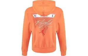 JORDAN Air Flight Embroidered Print Hoodie - Red