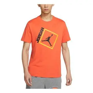 JORDAN Jumpman Box Short Sleeve T-shirt - Orange