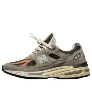 NEW BALANCE Made In Uk 991v2 Sneakers - Grey/salmon