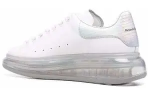 Alexander McQueen Oversized Larry Sneakers - White/iridescent