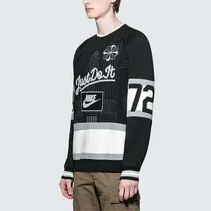 Nike City Version Los Angeles Splicing Limited Sweatshirt - Black/sail/wolf Grey