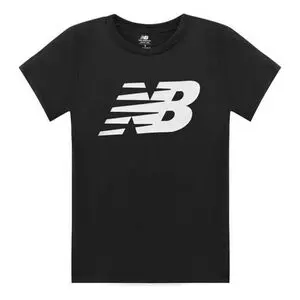 NEW BALANCE Logo Printing Sports T-shirt Asia Sizing - Black