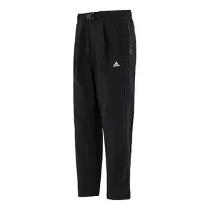 Adidas Wj Wv Reg Pnt Martial Arts Series Loose Sports Pants/trousers/joggers - Black