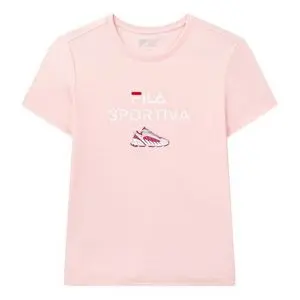 FILA Ade Short Sleeve T-shirt - Pink
