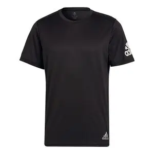 Adidas Short Sleeve Crewneck T-shirt With Shoulder Logo