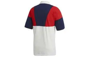 Adidas Originals Polo Shirt Splicing Short Sleeve