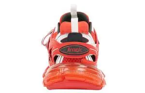 Balenciaga Track Clear Sole Low-top Sneakers - Red