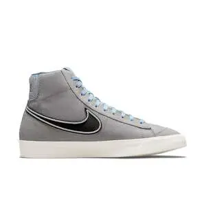 Nike Blazer Mid '77 Vintage High Top Sneakers - Gray/blue/white