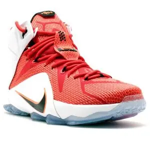Nike Lebron 12 "heart Of A Lion" High Top Sneakers - Red/white/red