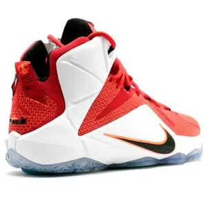 Nike Lebron 12 "heart Of A Lion" High Top Sneakers - Red/white/red