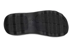 CROCS Mega Crush Triple Strap Platform Sandals - Black