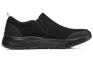 Sketchers Go Walk Flex Slip-on Athletic Shoes - Black