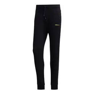 Adidas Neo Faves Tp Logo Bundle Feet Casual Sports Long Pants - Black