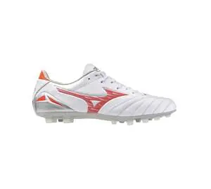 Mizuno Morelia Neo Iv Pro Ag Football Boots - White/red/silver