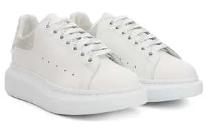 Alexander McQueen Oversized Low-top Sneakers - White/beige