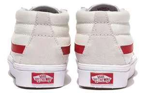 VANS Sk8-mid Sneakers - Cream/red