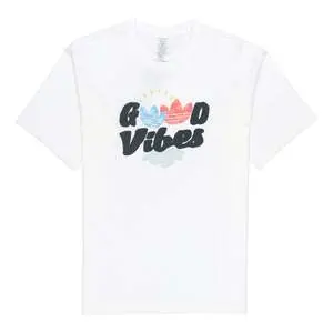 Adidas Originals Ss22 Y2k Tee 1 Alphabet Logo Casual Sports Short Sleeve White - Multi-color