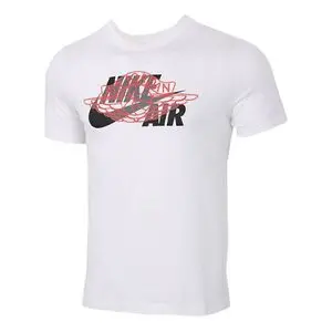 JORDAN Air Wings Round-neck Short-sleeve Tee - White