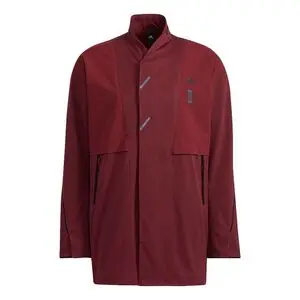 Adidas Martial Arts Series Logo Mid-length Jacket - Red