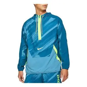 Nike Dri-fit Sport Clash Hooded Half-zip Pullover Jacket - Default Color
