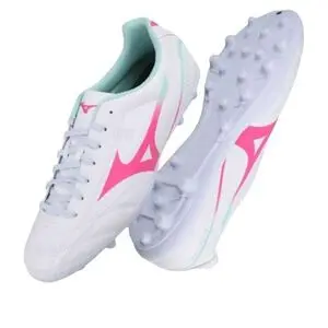 Mizuno Ag Football Boots - White/pink/blue