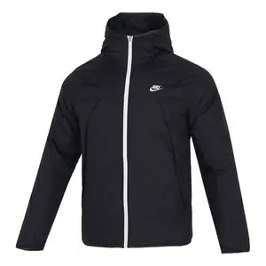 Nike Therma-fit Legacy Hooded Padded Jacket - Black