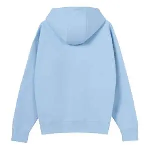 Nike Logo Embroidered Fleece Lined Hoodie - Blue